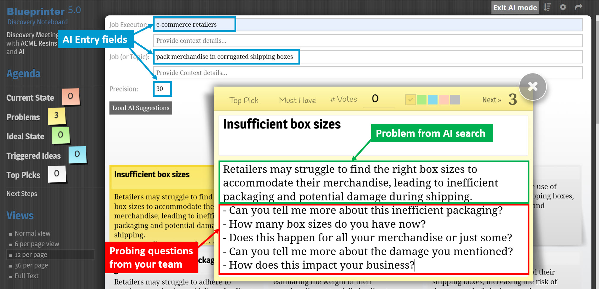 4. Using Blueprinter AI to prepare for Discovery interviews... and ...