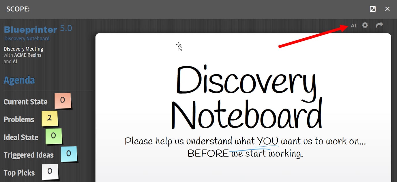 4. Using Blueprinter AI to prepare for Discovery interviews... and ...