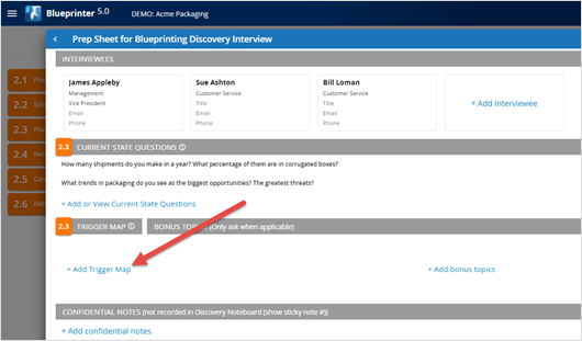 2. Using Trigger Maps during Discovery interviews