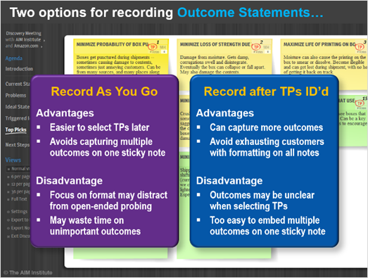 2. Creating Outcome Statements