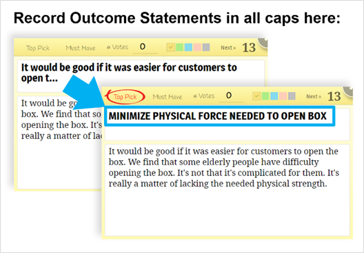 2. Creating Outcome Statements