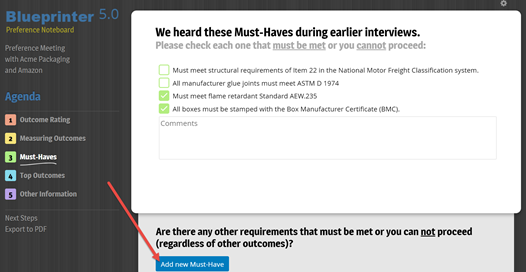 3. Preference interview Parts 2-5: The rest